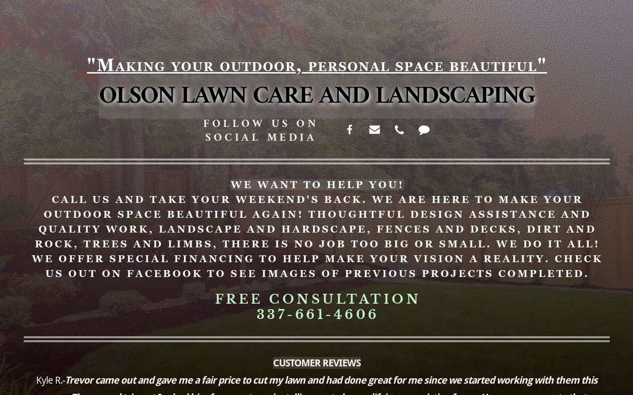 Olson Lawn Care and Landscaping